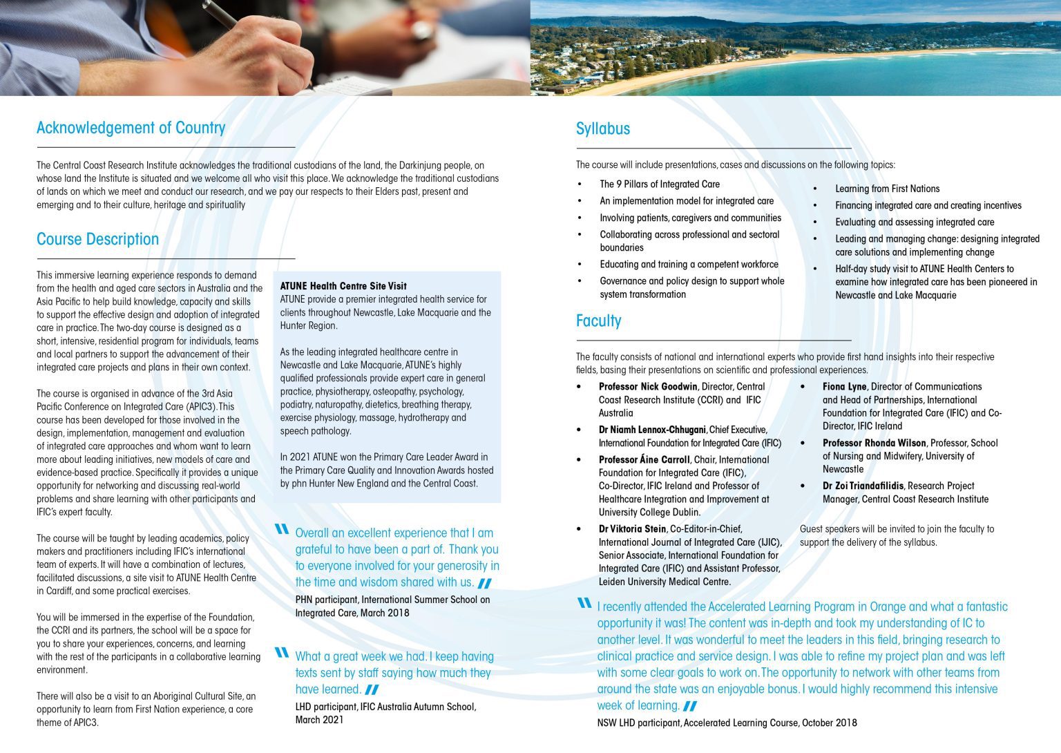 CCRI to host the International Foundation for Integrated Care School on ...